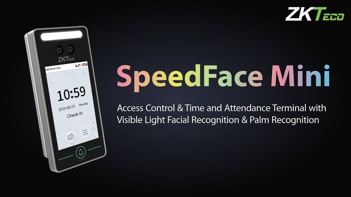 ZKTECO SPEEDFACE MINI MULTI BIOMETRIC READER – iWholesale
